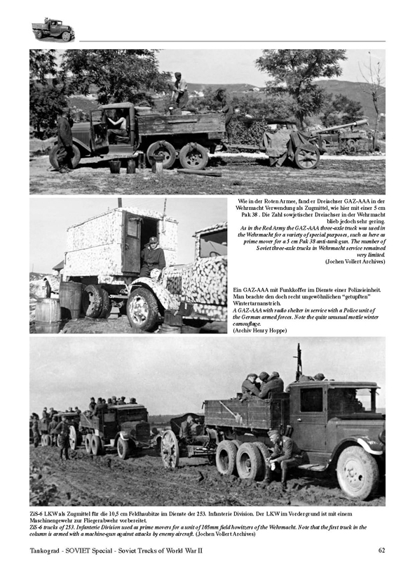 Soviet Trucks of WW2 - Sowjetische Lastkraftwagen des 2. Weltkrieges im ...
