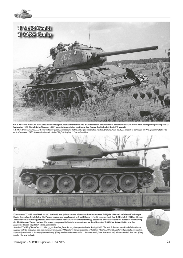 T 34 NVA Der Panzer T-34 und seine Varianten im Dienste der NVA der DDR ...