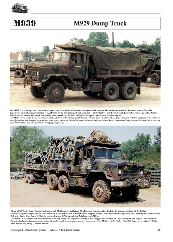 M939 5-ton 6x6 Truck Series - TANKOGRAD Publishing - Verlag Jochen ...