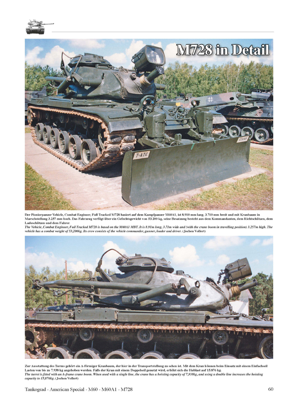 M60, M60A1, M728 - TANKOGRAD Publishing - Verlag Jochen Vollert ...