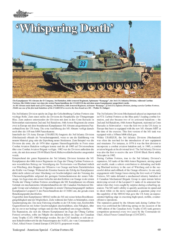 Carbine Fortress 82 REFORGER-Manöver als Zeichen der Stärke gegenüber ...