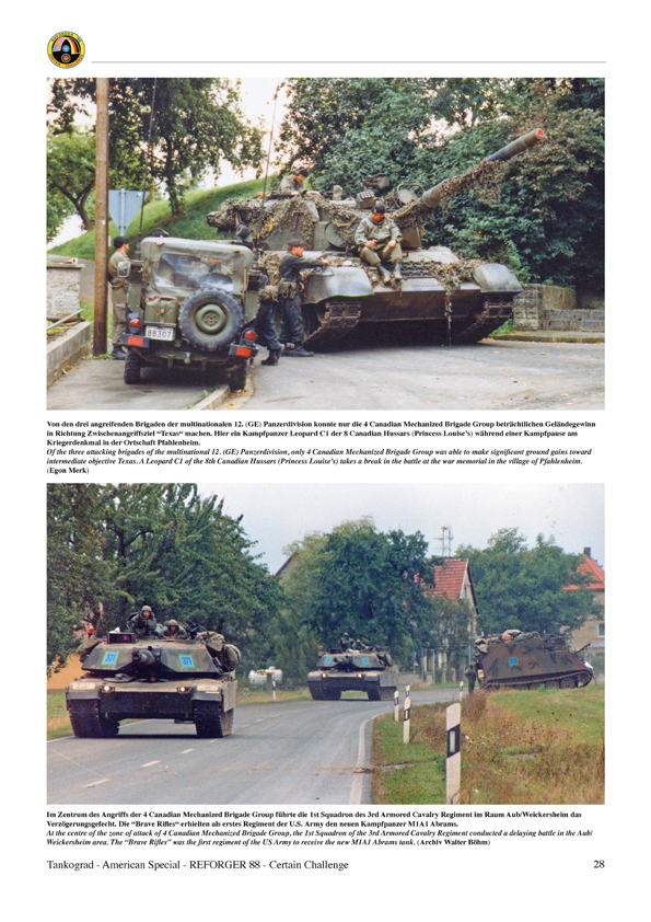 REFORGER 88 Certain Challenge End of an Era - The largest REFORGER ...