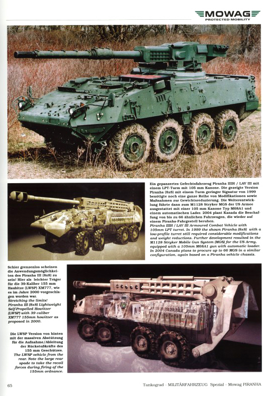 MOWAG PIRANHA - TANKOGRAD Publishing - Verlag Jochen Vollert ...