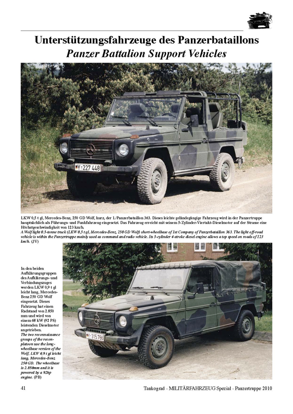 Panzertruppe 2010 - German Panzer Forces in the 21st Century ...