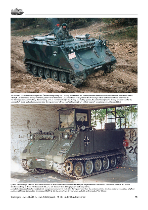 M113 in the Modern German Army - Part 2 - TANKOGRAD Publishing - Verlag ...