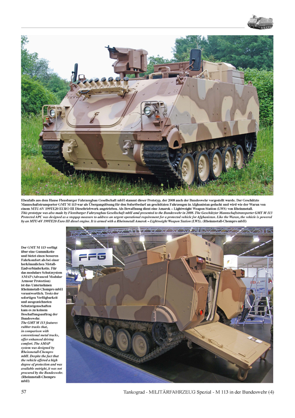 M113 in the Modern German Army - Part 4 - TANKOGRAD Publishing - Verlag ...