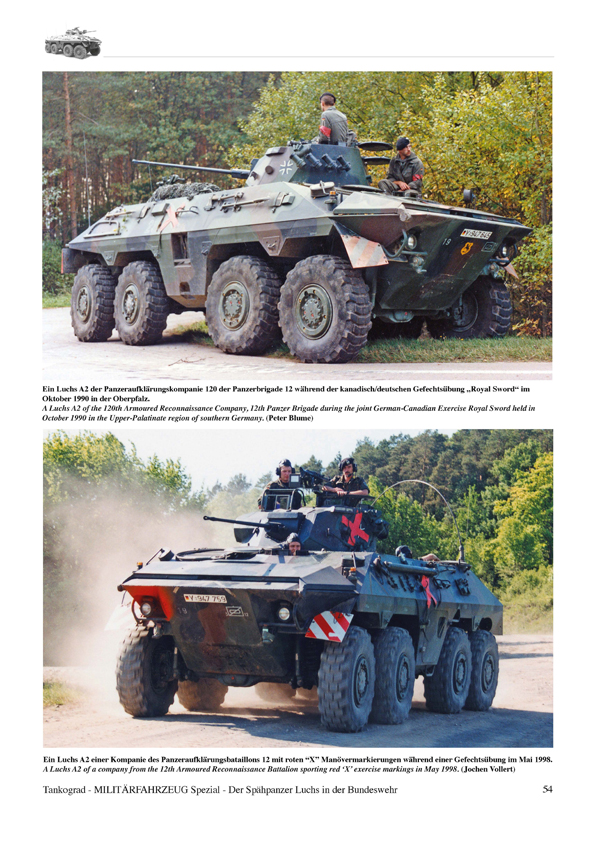 LUCHS The Luchs 8-Wheeled Armoured Reconnaissance Vehicle in Modern ...