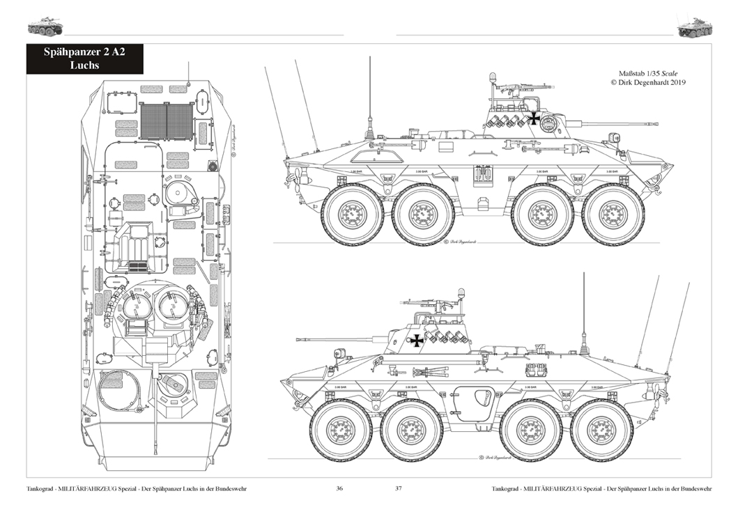 LUCHS Der Spähpanzer 2 A0/A1/A2 in der Bundeswehr - TANKOGRAD ...