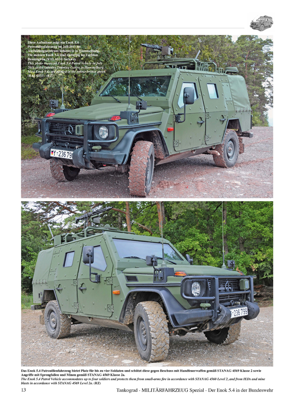 Light Armoured Patrol Vehicle Enok 5.4, auto-antennenbasis