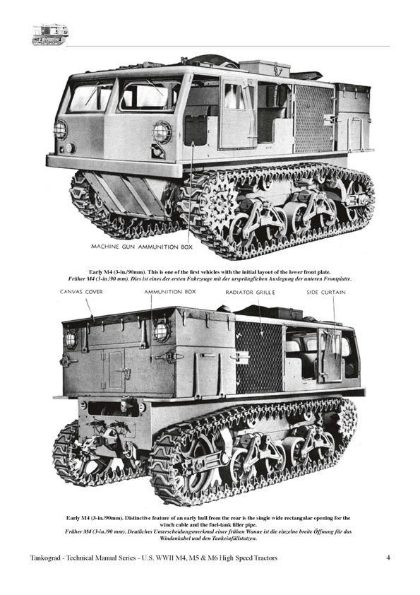 Reprint U.S. WW II M4, M5, M6 High Speed Tractors - TANKOGRAD ...