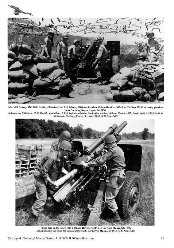 U.S. WW II 105MM HOWITZERS M2A1 & M3 - TANKOGRAD Publishing - Verlag ...
