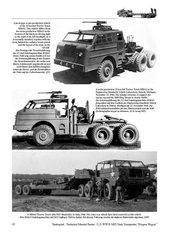 U.S. WW II M25 Tank Transporter DRAGON WAGON - Der amerikanische ...