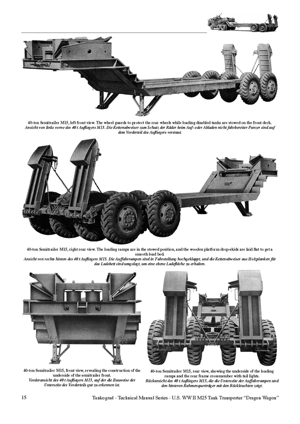 U.S. WW II M25 Tank Transporter DRAGON WAGON - TANKOGRAD Publishing ...