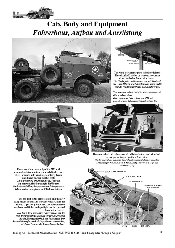 U.S. WW II M25 Tank Transporter DRAGON WAGON - TANKOGRAD Publishing ...