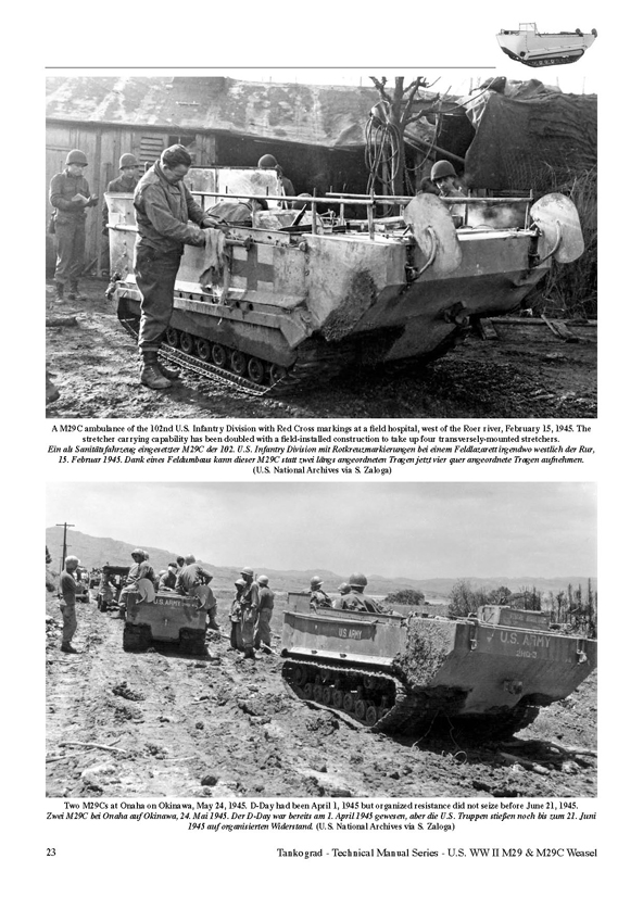 U.S. WW II M29 and M29C Weasel - TANKOGRAD Publishing - Verlag Jochen ...