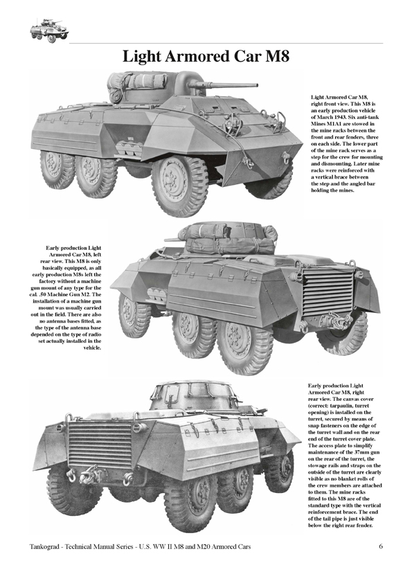 U.S. WW II M8/M20 Armored Cars - TANKOGRAD Publishing - Verlag Jochen ...
