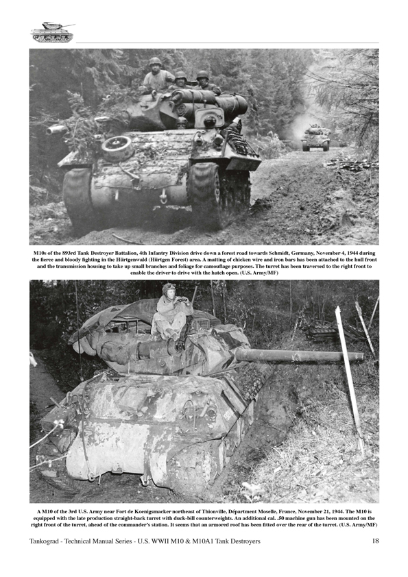 U.S. WW II M10 and M10A1 Tank Destroyers - TANKOGRAD Publishing ...