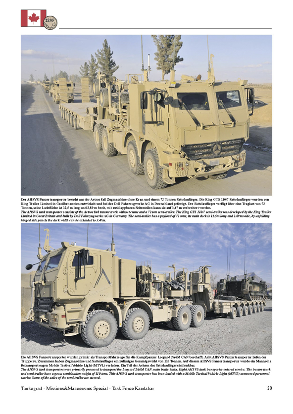 Task Force Kandahar Vehicles of the Canadian ISAF Contingent ...