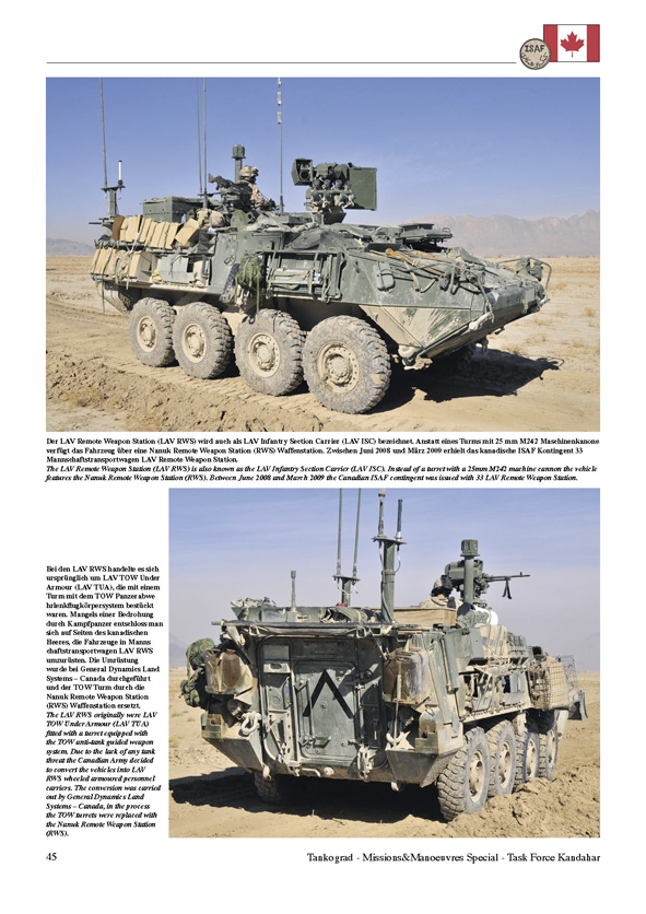 Task Force Kandahar Vehicles of the Canadian ISAF Contingent ...