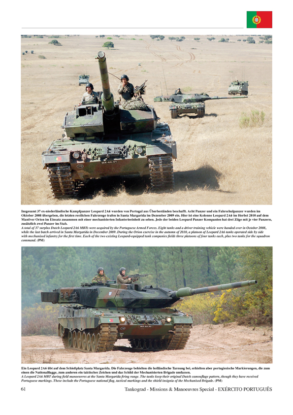 Exército Português Vehicles of the Modern Portuguese Army - TANKOGRAD ...
