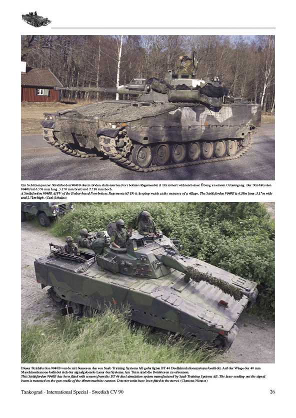 CV 90 Swedish Infantry Combat Vehicle CV 90 - History, Variants ...