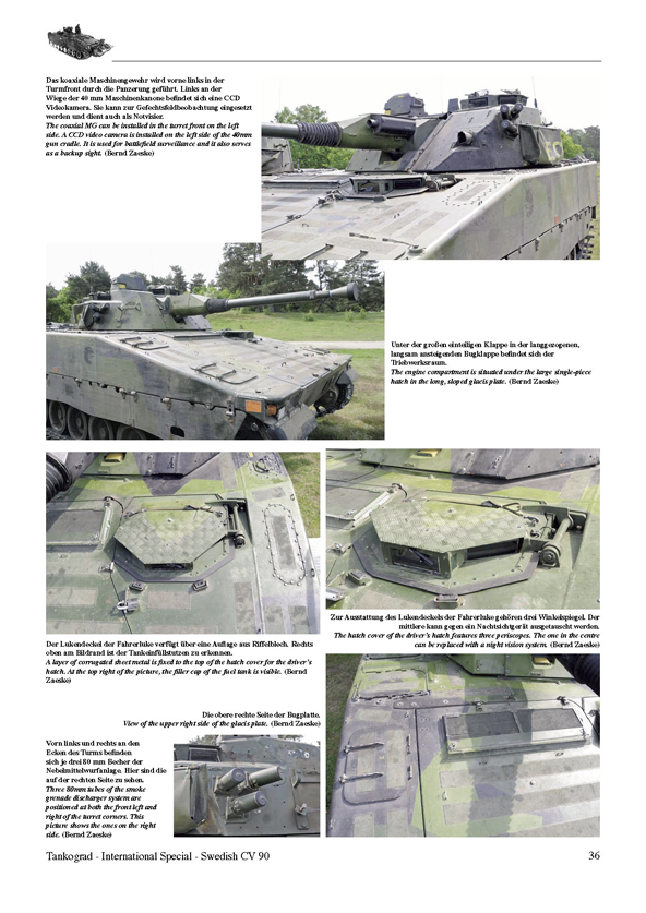 CV 90 Swedish Infantry Combat Vehicle CV 90 - History, Variants ...