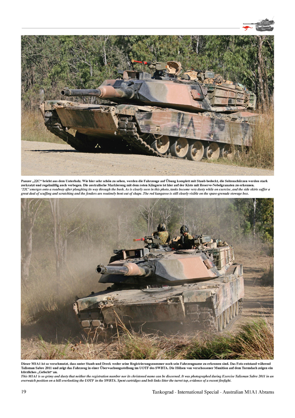 Australian M1A1 Abrams - TANKOGRAD Publishing - Verlag Jochen Vollert ...