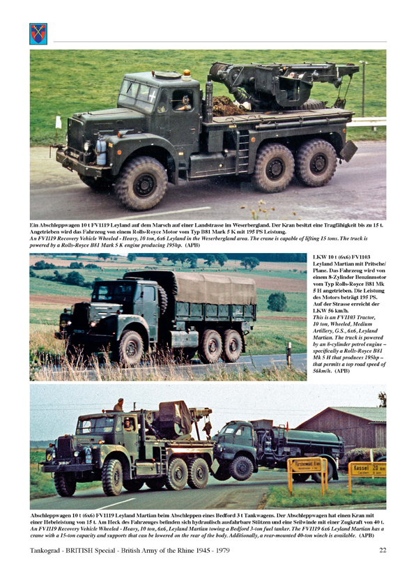 BAOR - The Early Years Vehicles of the British Army of the Rhine 1945 ...