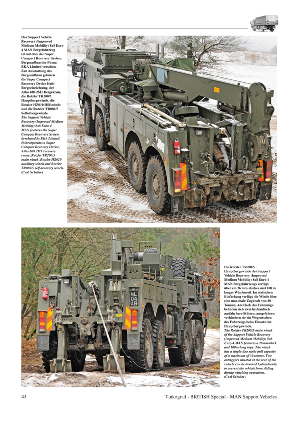 MAN Support Vehicles The most modern Trucks of the British Army ...