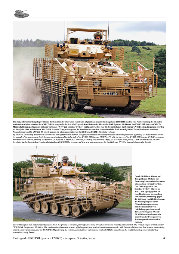 CVR(T) Scorpion - Scimitar - Sabre - TANKOGRAD Publishing - Verlag ...