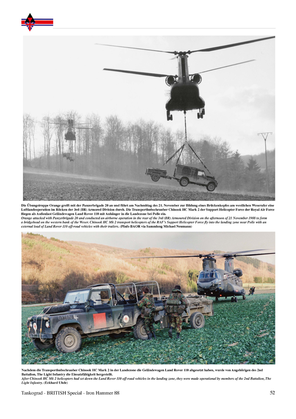 Iron Hammer 88 Divisional Training Exercise of the 3rd (BR) Armoured ...